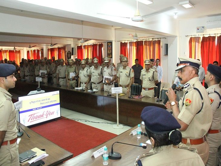 Hisar ADGP Shree kant Yadav Order SP Hisar Sirsa Fathebad check Naka ...