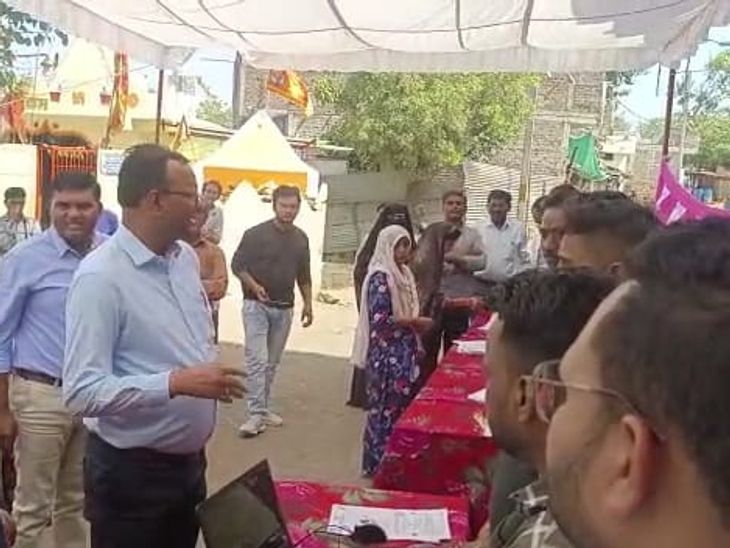 Camp set up in Anjad, form submission exercise started, collector ...