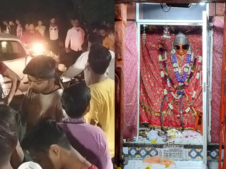 : Thousands of devotees march towards Balari Mata Temple, three tigers ...