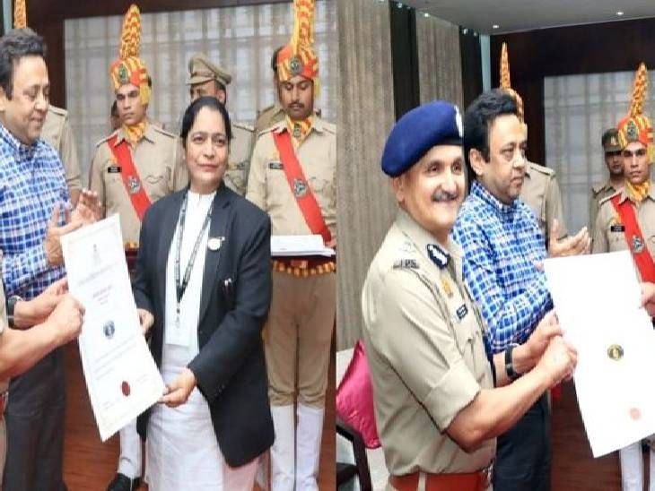 Program organized in the auditorium of DGP Headquarters in Lucknow, DGP ...