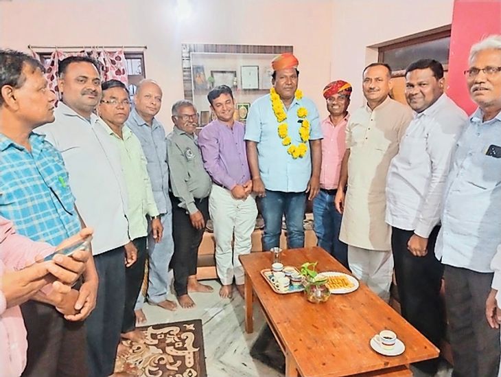 Honored the newly elected President of Valmiki Samaj, Gharu | कुमार ...