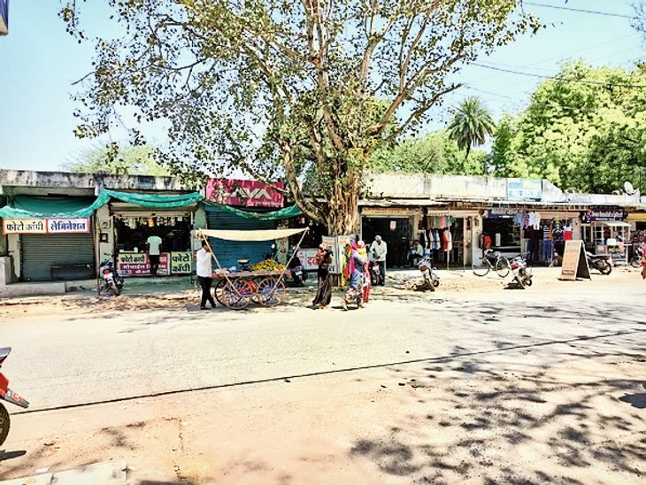 The work of the link road from the front of the hospital gate to the ...