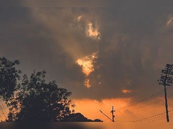 Wind blowing at a speed of 40 km per hour, lightning strikes till late ...
