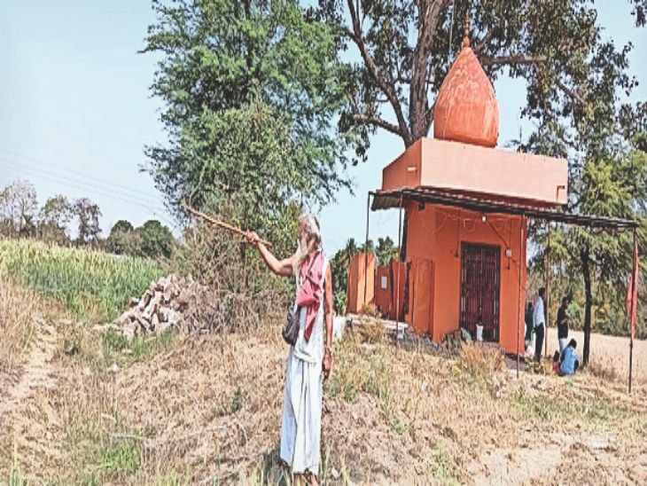 Encroachment on the land around the temple, no action is being taken ...