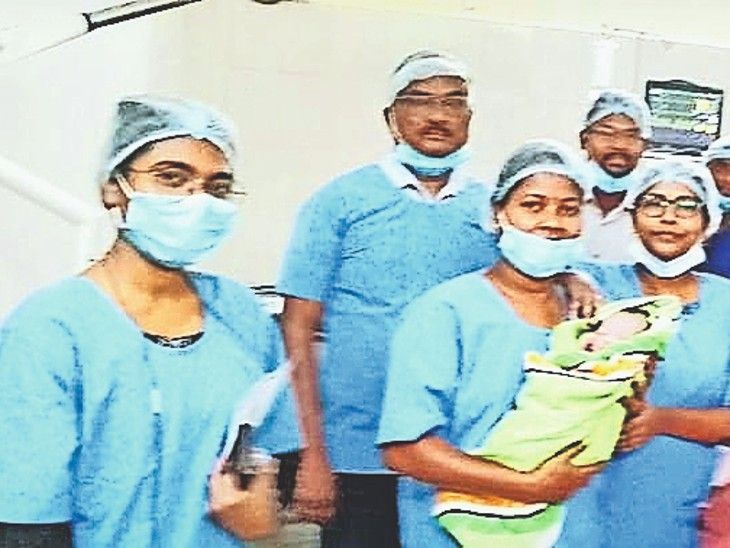 First cesarean operation in CHC, mother and child healthy | सिजेरियन ...