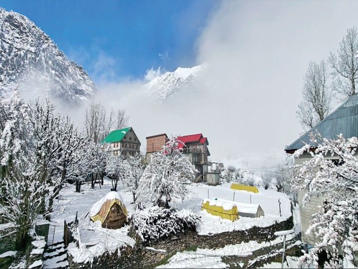 Snow in Devbhoomi...78 roads closed, no rain for 5 days in Punjab-Haryana | विश्व पृथ्वी दिवस आज ...