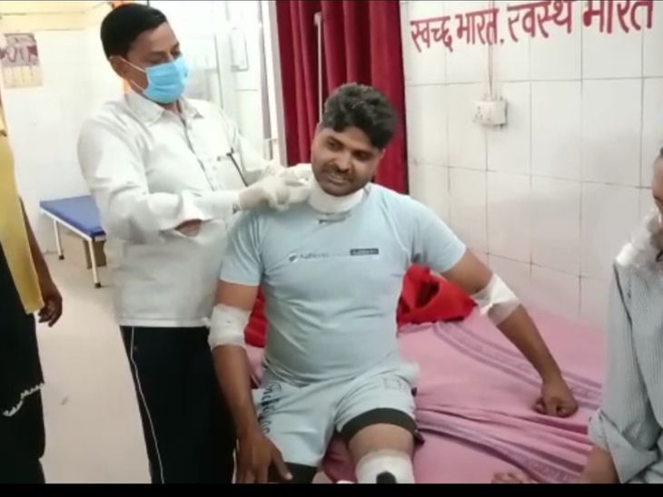 People are getting entangled with the string of kites, injured in the ...