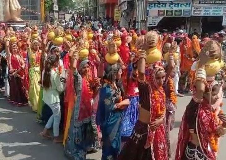 Prajapat Samaj takes out Kalash Yatra in Pali, Rajasthan | श्रीयादे ...