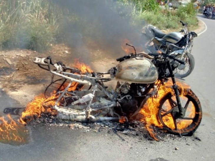 3 people injured, woman's condition critical, miscreants set bike on ...