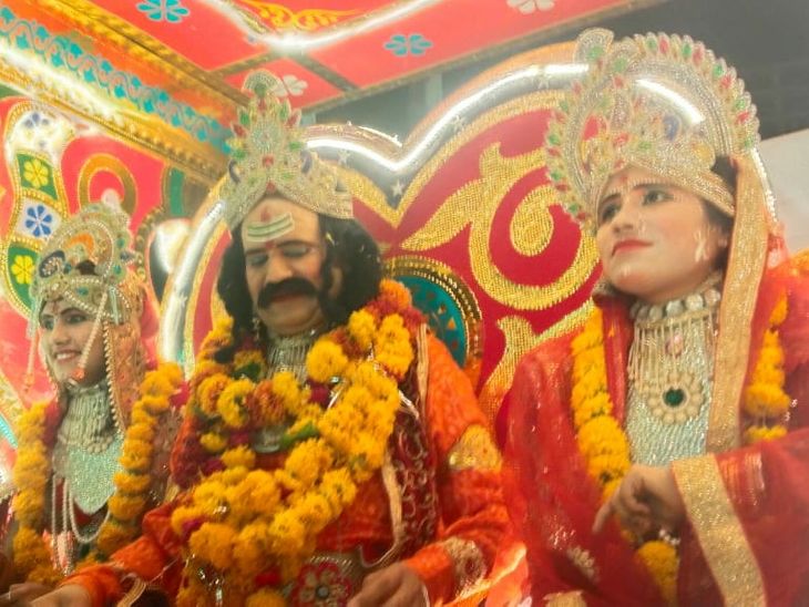 Kayastha Samaj took out procession with God's tableau, religious ...