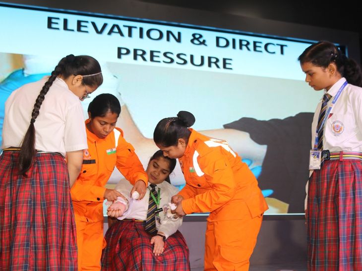 Large scale mock exercise and mass awareness campaign