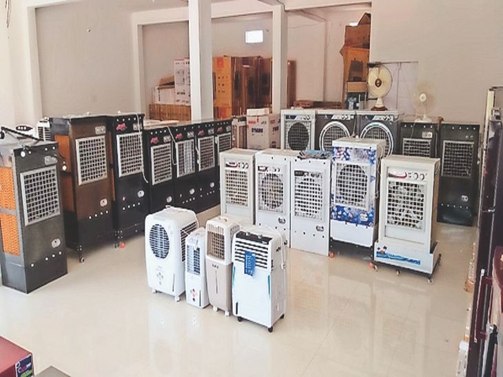 The business of AC, cooler and fan in the district was limited to ...