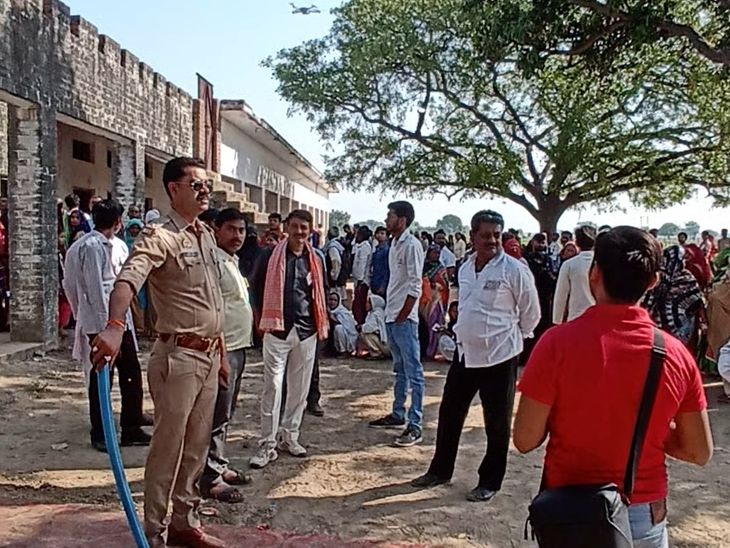 Propaganda is being done by placing big hoarding posters at a distance ...