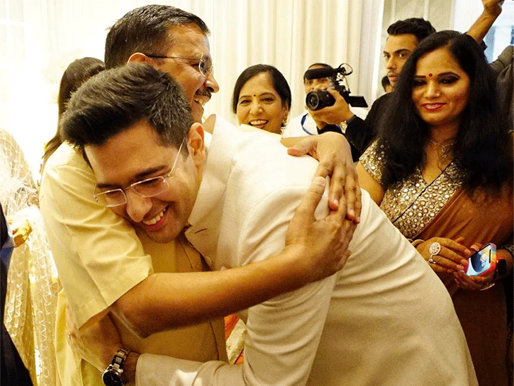 Raghav Chadha Parineeti Chopra Engagement Reactions; Arvind Kejriwal ...