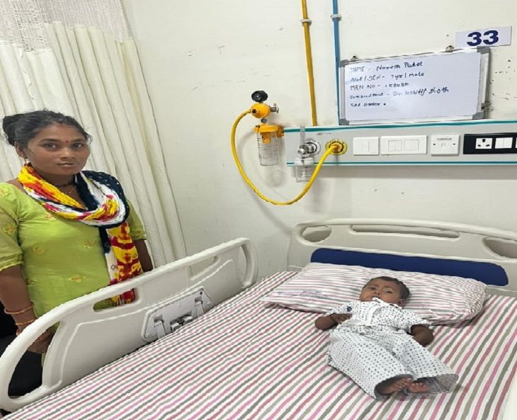 Sagar's 1-year-old boy has a hole in his heart, admitted to Narayan ...