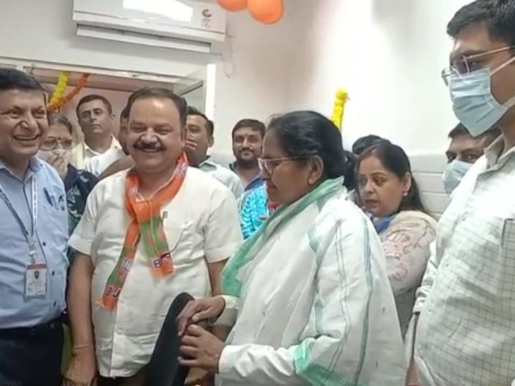 Deputy CM Brijesh Pathak inaugurated online, Minister of State Gulab ...