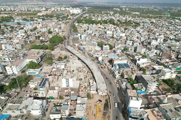 Jaipur Road Project | Jhotwara Elevated Road Project Completion ...