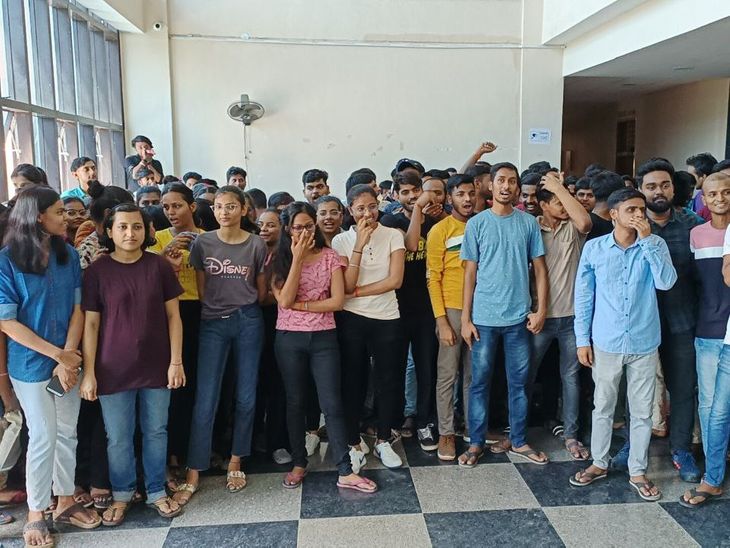 Students narrowly escaped, students created ruckus in the campus and ...