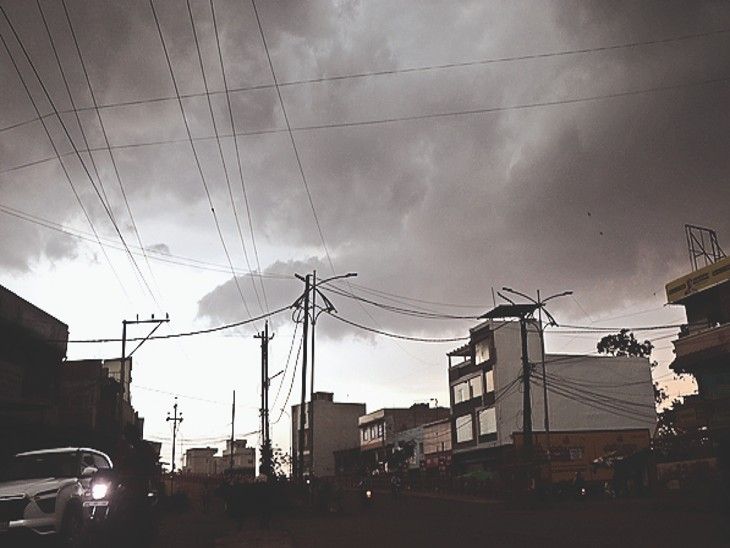Wind blowing at a speed of 60 kmph for half an hour, tin sheds blown ...