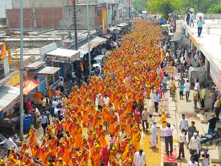 Nadbai echoed with the shouts of Jai Shri Ram, the beginning of Shri ...