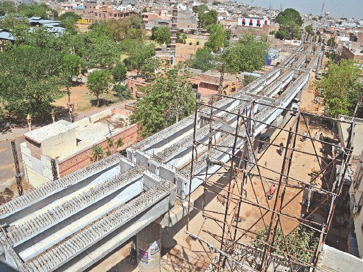rajasthan barmer chohtan road ROB 75% of overbridge costing 32 crores ...
