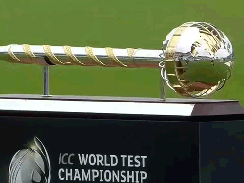 ICC World Test Championship Test Mace' is prepared as Australia and ...