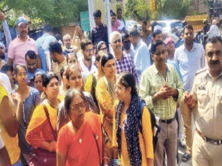 Section-144 Taderkar ministerial staff entered the civil line, water ...