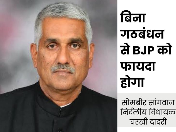 Haryana news; Independent MLA Sombir Sangwan on BJP-JJP alliance in ...