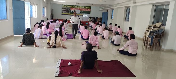 Yoga Day celebrated in Lala Pritam B.Ed College | लाला प्रीतम बीएड ...