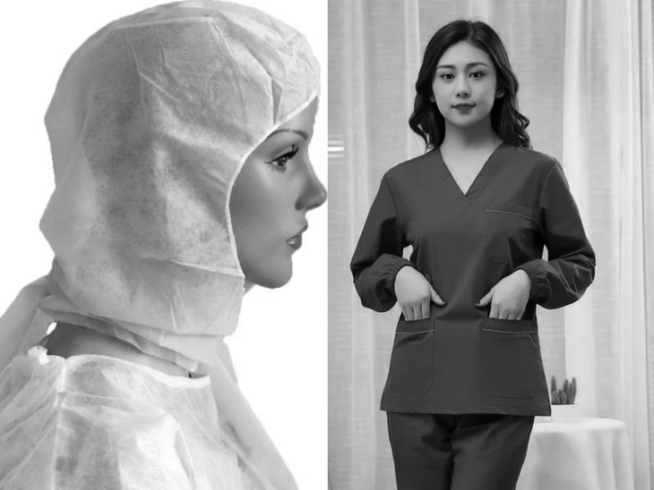 IMA, KGMOA On Female Doctors Operation Theater Long Sleeve Scrub Jacket ...