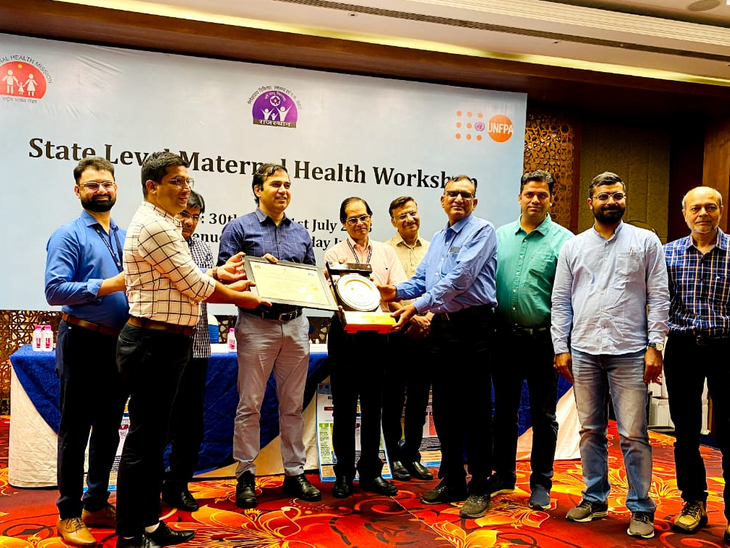 Awarded the Lakshya certificate for the best services in maternal and ...