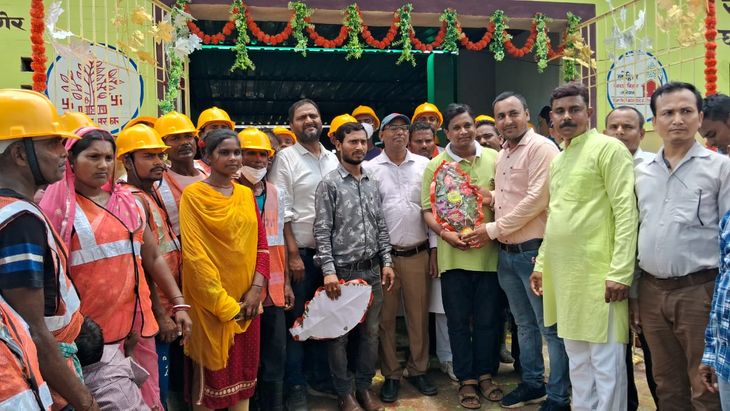 Inauguration of waste management shed | कचरा प्रबंधन शेड का किया ...