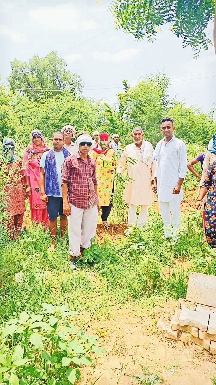 Plantation done at public places in Chidiya | चिड़िया में सार्वजनिक ...