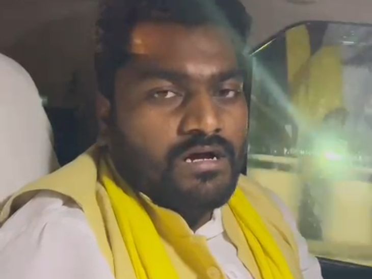 Arvind Rajbhar had come to meet the victim's family in the murder case ...