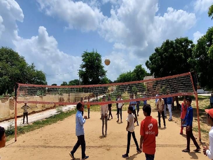 Olympic torch reached the villages of Khajuwala and Bajju, street plays ...