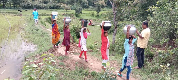 140 families are forced to drink contaminated water due to non ...