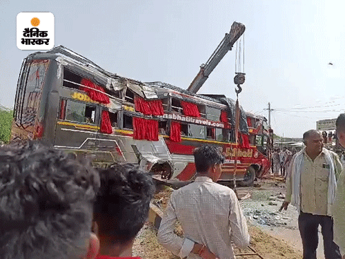 Rajasthan Sleeper Bus Accident; 25 Pessengers Injured In Jodhpur (Balesar)