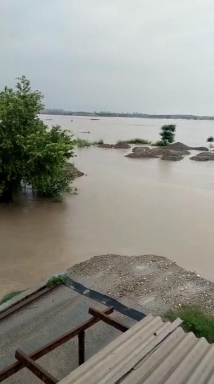 Land erosion occurred in Tapu Kamalpur due to rain, waterlogging on the ...