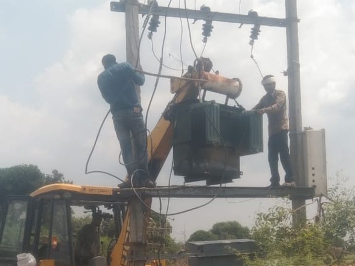 Replaced two burnt transformers, case of five colony villages of ...