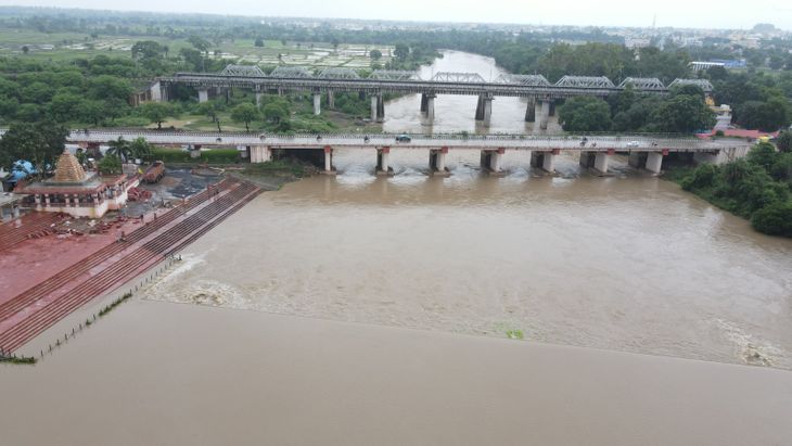 Two gates of Rehti dam opened, water will be released from Bagharru dam ...