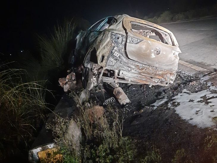 In order to save the animal, the uncontrolled car collided with the ...