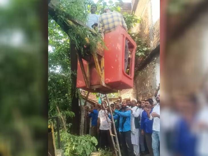 Lineman got electrocuted while repairing electricity in Rewa, died when ...