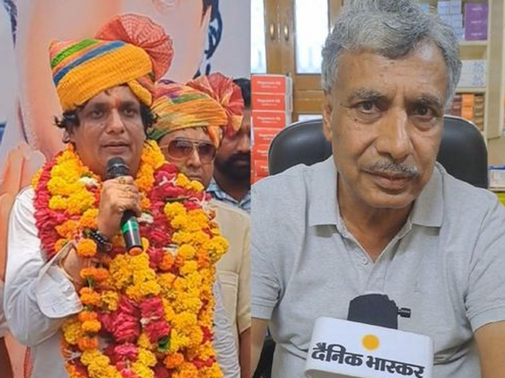 Rakesh Bhati hits out at BJP MLA Gianchand Parakh on his birthday in Rajasthan's Pali | जन्मदिन ...