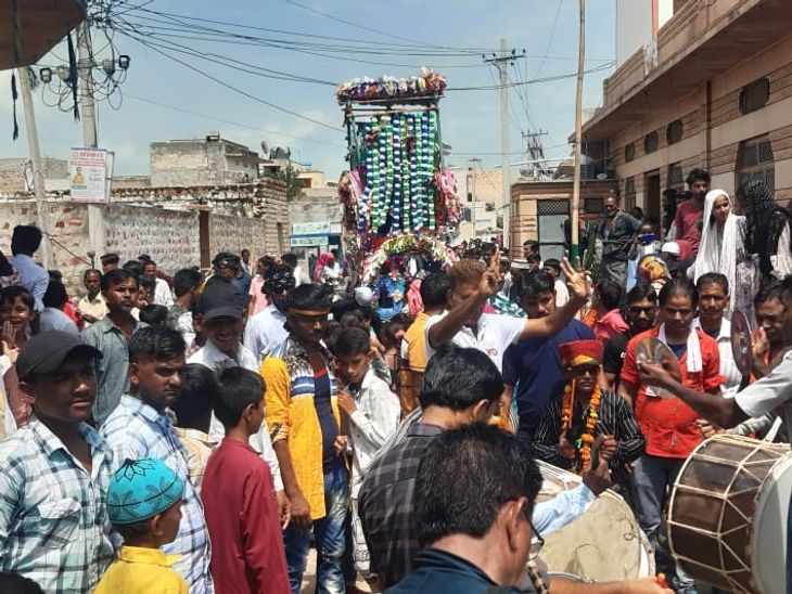 Youth performed stunts in Marwar Mundwa, the city echoed with 'Ya Ali ...