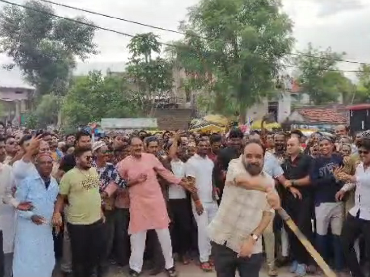 People participated in the procession of Tajis in Sagar, people were ...