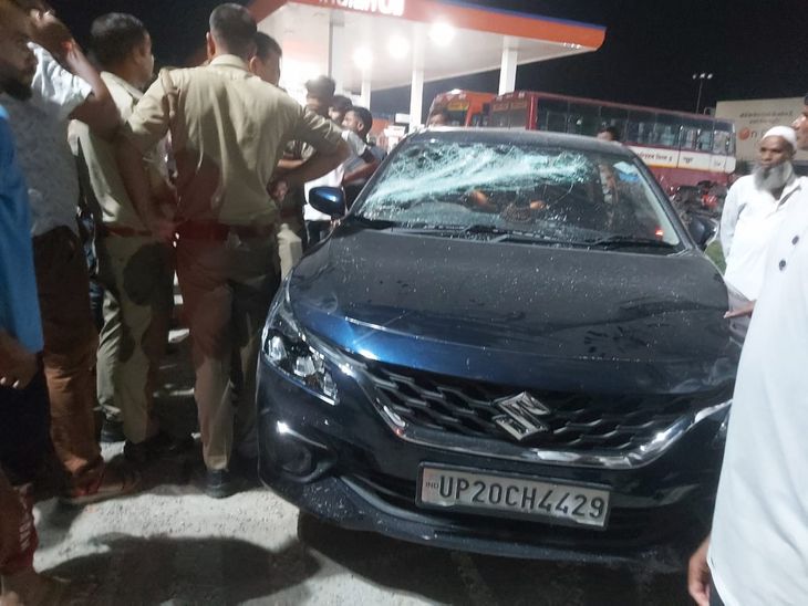 The car rider was also attacked, the miscreants were from the car ...