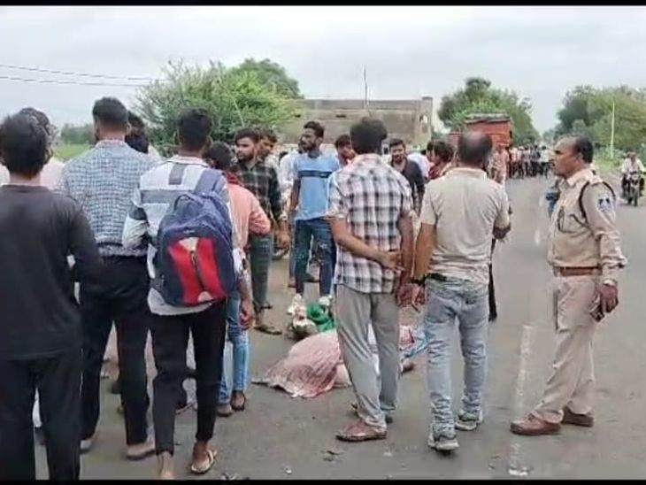 Incident of Narwala Fata of Rajpur police station area, the bike rider ...