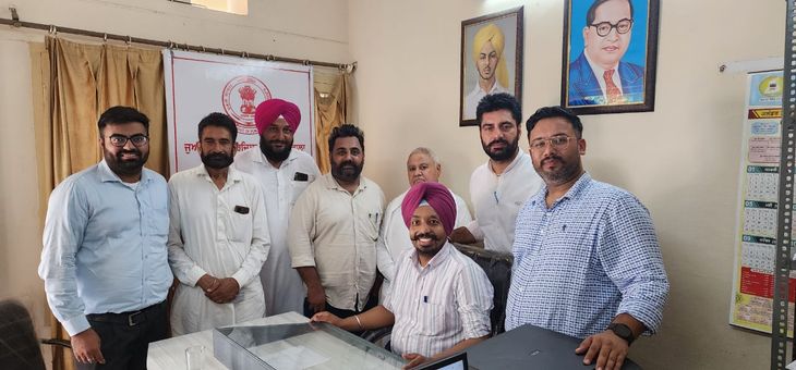 New Naib Tehsildar Parampal Singh took charge, welcome | नए नायब ...