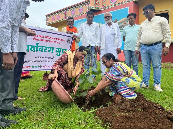 Planted 125 saplings in Panch-J Abhiyan | पंच-ज अभियान में 125 पौधों का ...