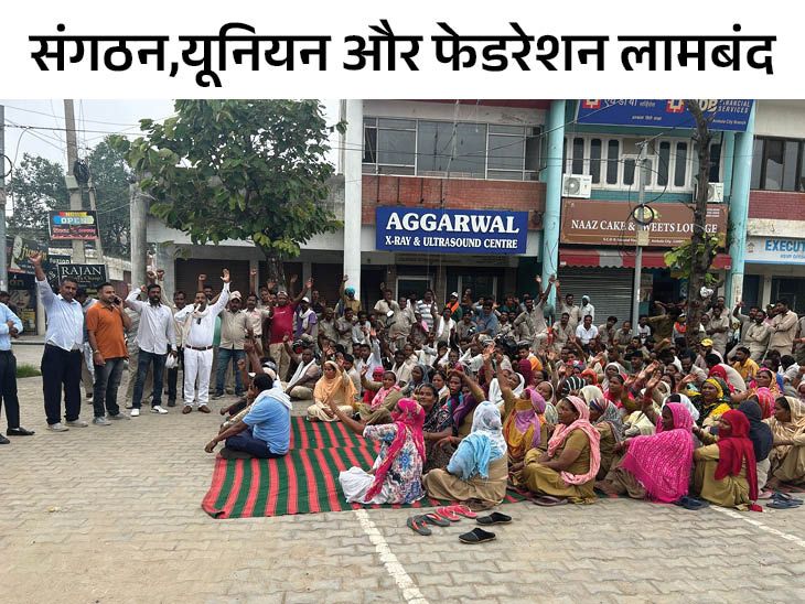 Haryana Ambala News: Mahapadav at Ambala DC office | अंबाला DC ऑफिस पर ...